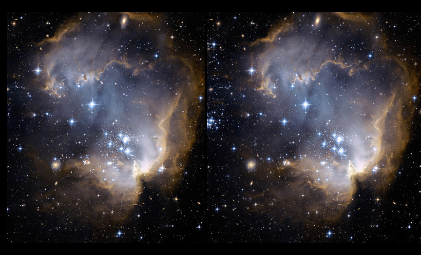 Hubble Cross Nebula