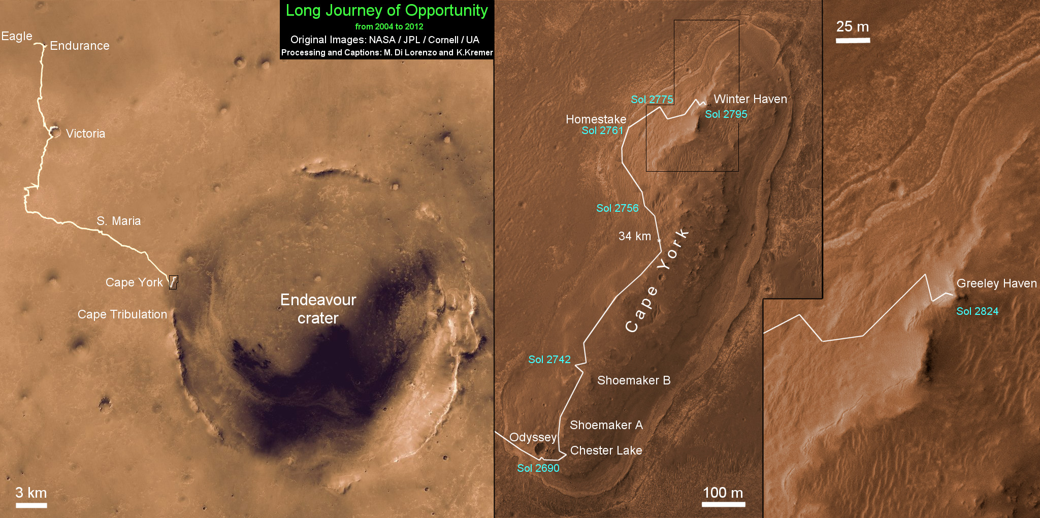 NASA’s Resilient Rover Opportunity Begins Year 9 On Mars with Audacious ...